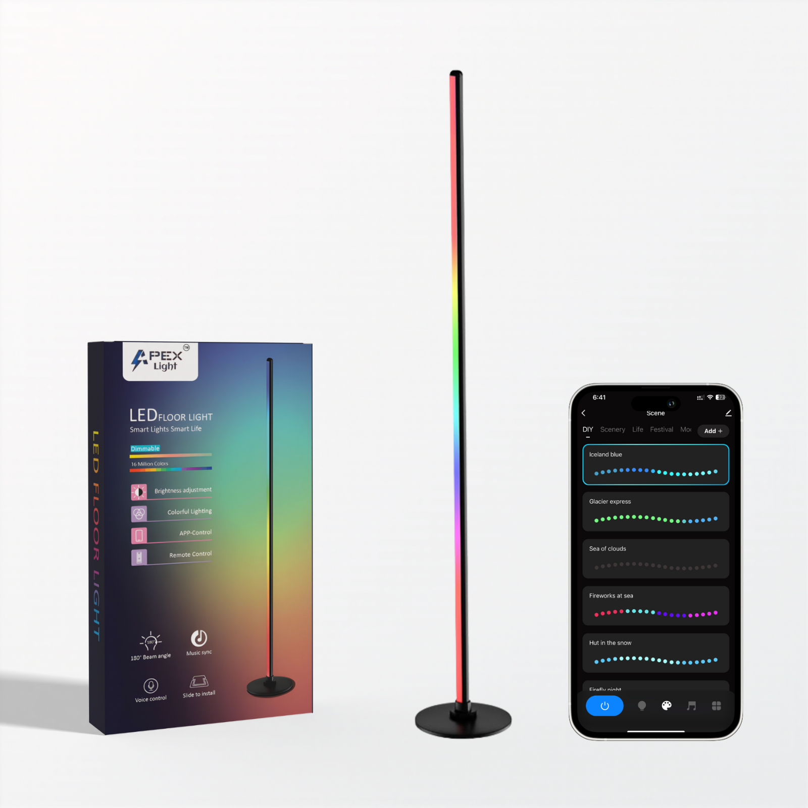 Apex RGBIC Floor Lamp – APEX LIGHT