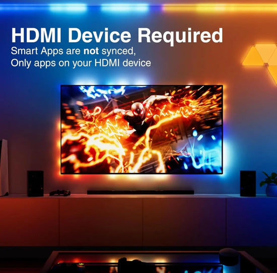 APEX HDMI Sync TV Backlight for All TV Sizes (Upto 90 inches) - APEX ...