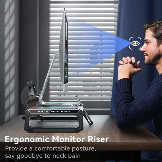 APEX RGB Computer Monitor Stand Riser - APEX LIGHT