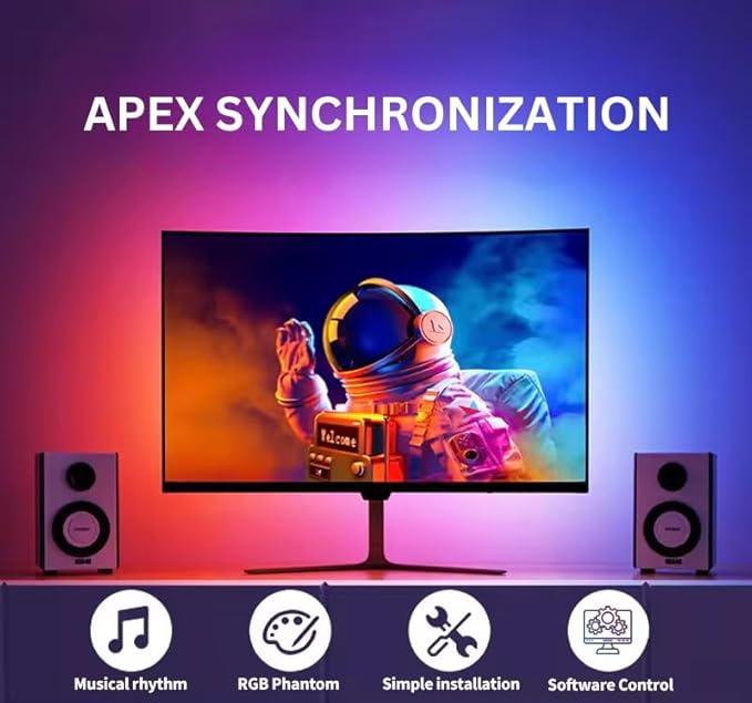 Apex Monitor Backlight (Upto 40 Inches Monitor)(not for All Smart TVs ...