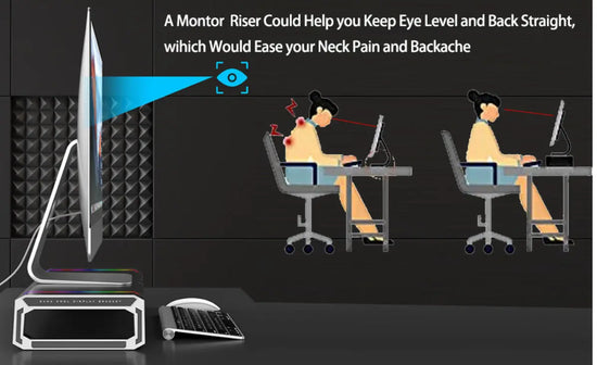 APEX RGB Computer Monitor Stand Riser - APEX LIGHT